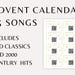 Christmas Countdown Playlist Music, Christmas Advent Calendar Songs ...