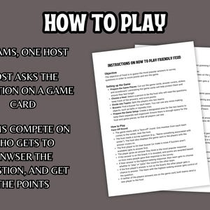 Friendly Feud Trivia Family Reunion Games, Team Building Games, Work ...