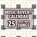Christmas Countdown Playlist Music, Christmas Advent Calendar Songs ...
