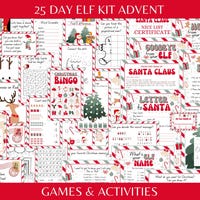 Printable Elf Notes for Kids - 36 Fun Festive Message Christmas Cards ...