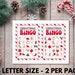 Christmas Bingo Party Games December, Xmas Family Games, Friendsmas ...