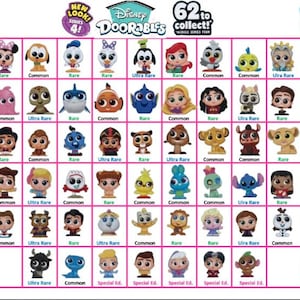 DISNEY DOORABLES - SERIES 4! - Etsy