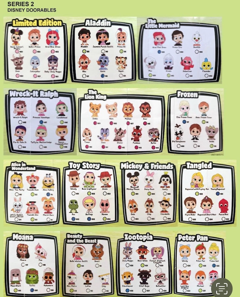 Disney Doorables ~ Series 2! - Etsy
