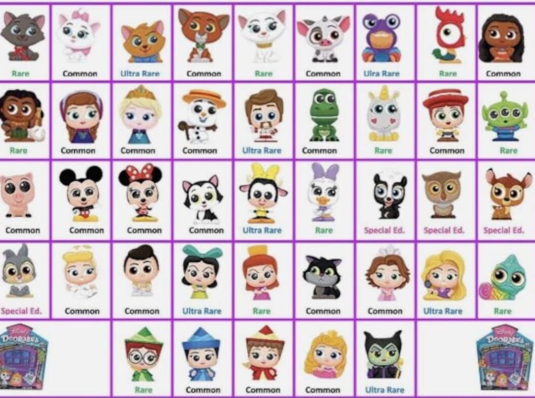 DISNEY DOORABLES -- SERIES 5! - Etsy