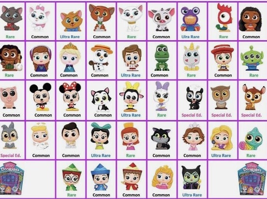 DISNEY DOORABLES -- SERIES 5! - Etsy