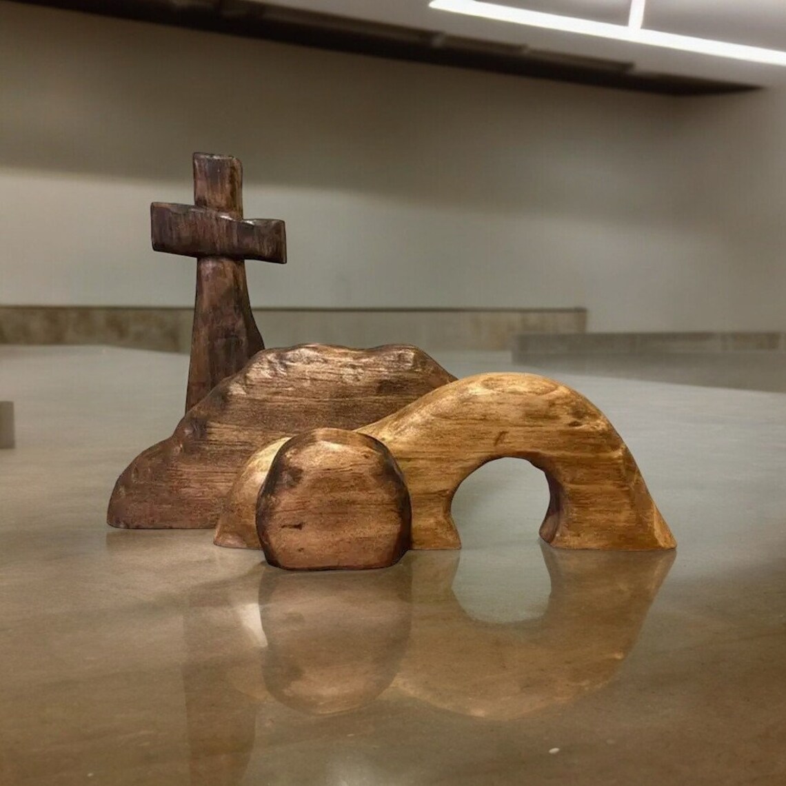 Jesus Tomb, Wooden Jesus Tomb, the Empty Tomb of Jesus, Jesus Ornament ...