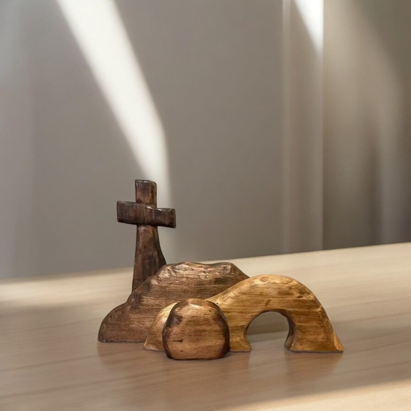 Jesus Tomb, Wooden Jesus Tomb, the Empty Tomb of Jesus, Jesus Ornament ...