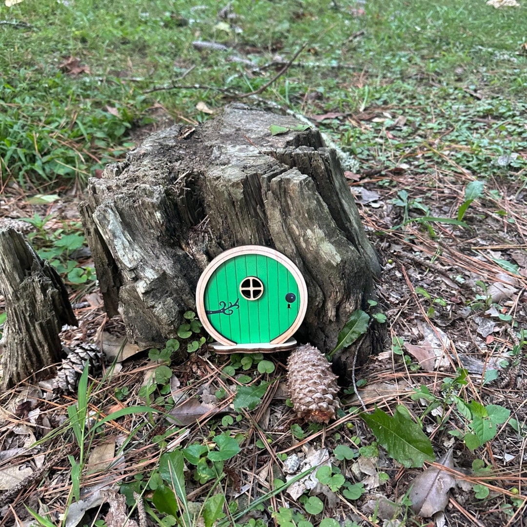 Green Fairy Door, Circular Fairy Door, Troll Door, Green Troll Door ...