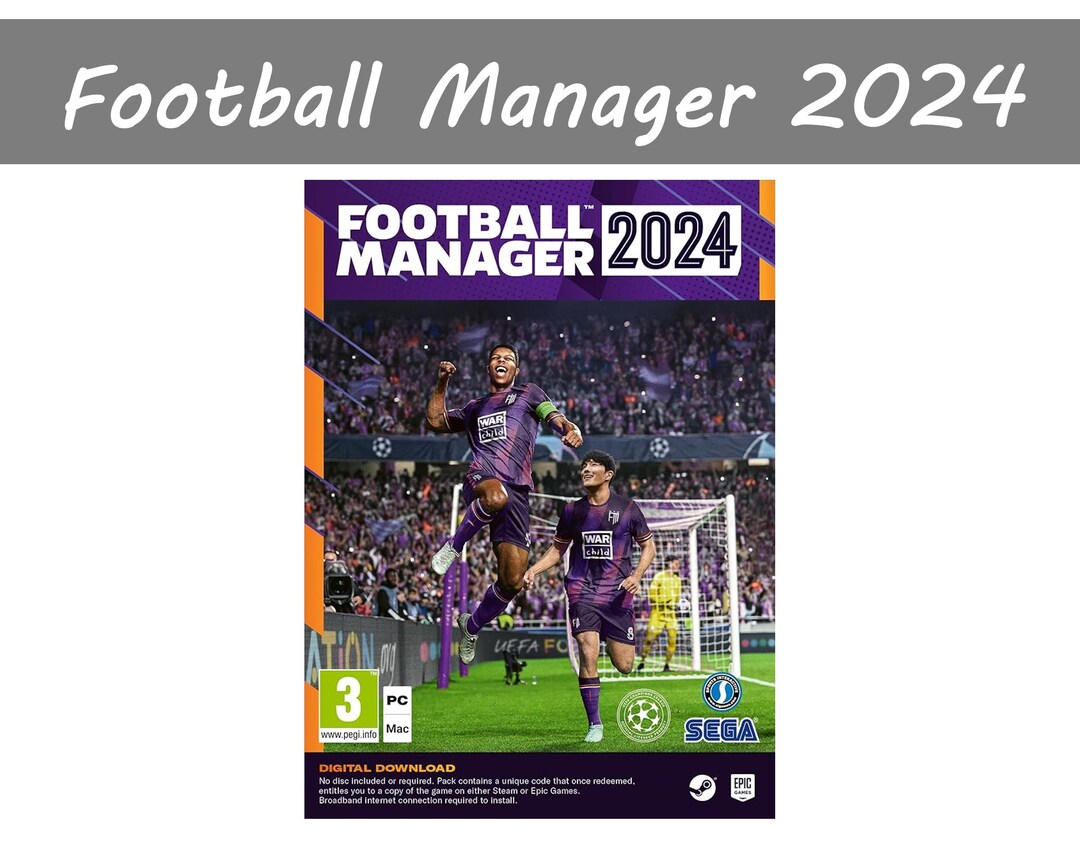 Football Manager 2024 (PC) | Digital Download | Soccer Team Manager ...
