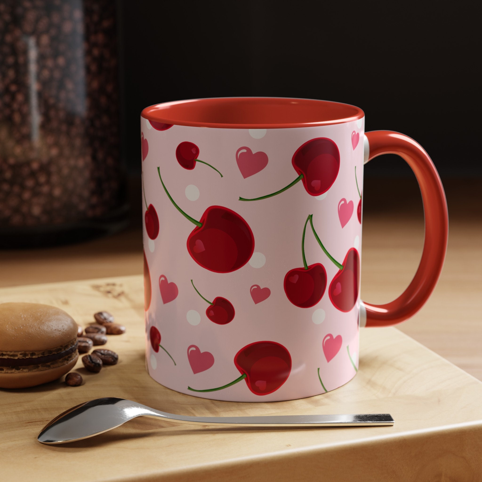 Handmade Cherry Mug: Perfect Gift for Coffee Lovers Gifts Under 20 - Etsy