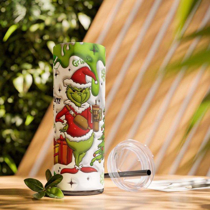 Whimsical Grinch Tumbler - Holiday Gift for Him or Her| Gifts Under 10 ...