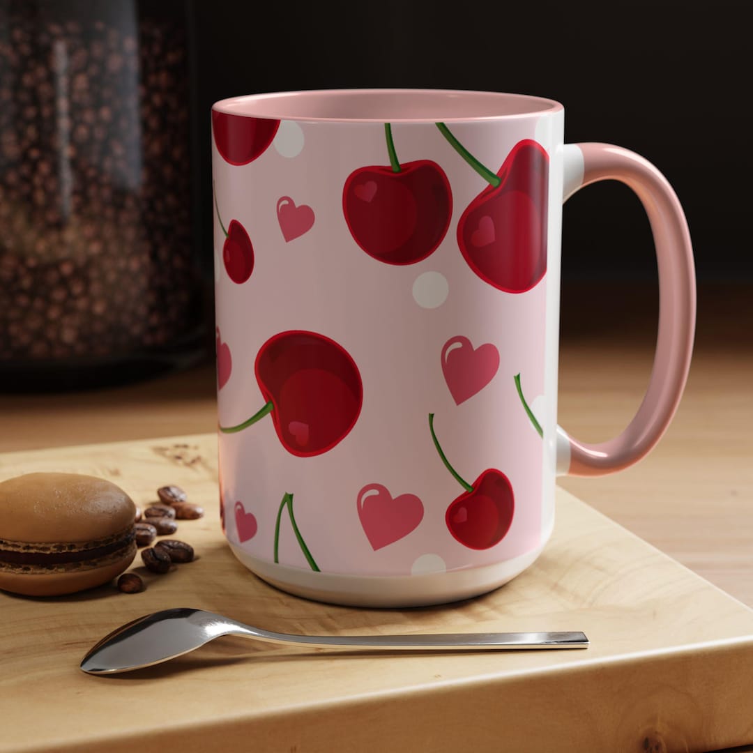 Handmade Cherry Mug : Perfect Gift for Berry Lovers | Gifts Under 10 ...