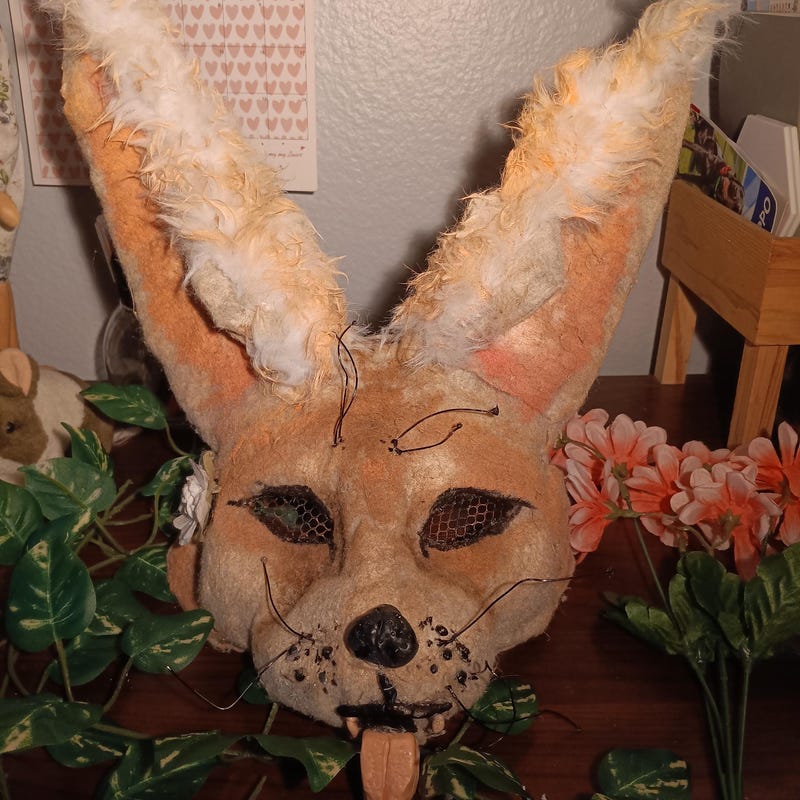Therian Mask Fennec Fox - Etsy