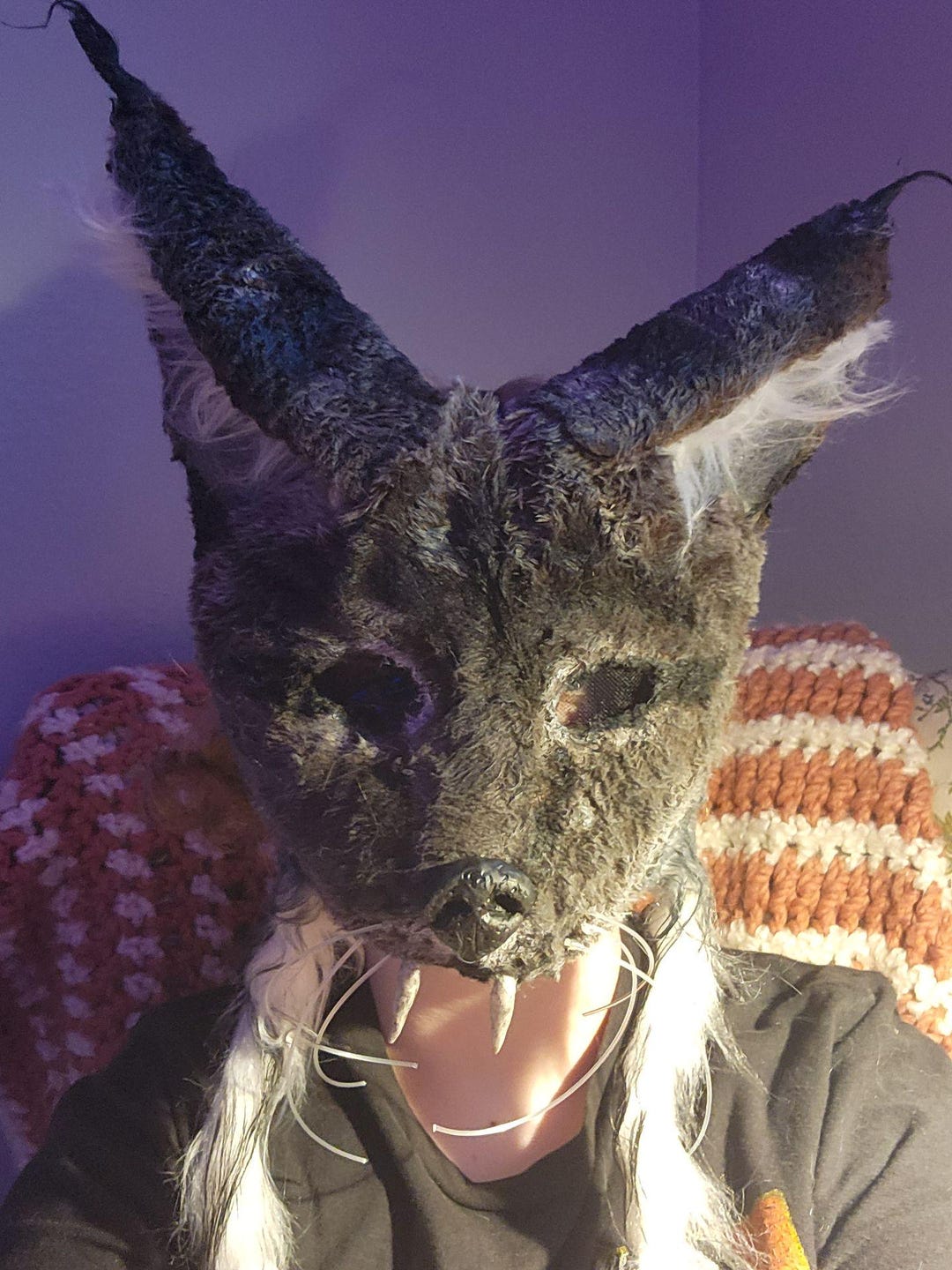 Realistic Furred Lynx Handmade Mask for Cosplayer or Therians ...