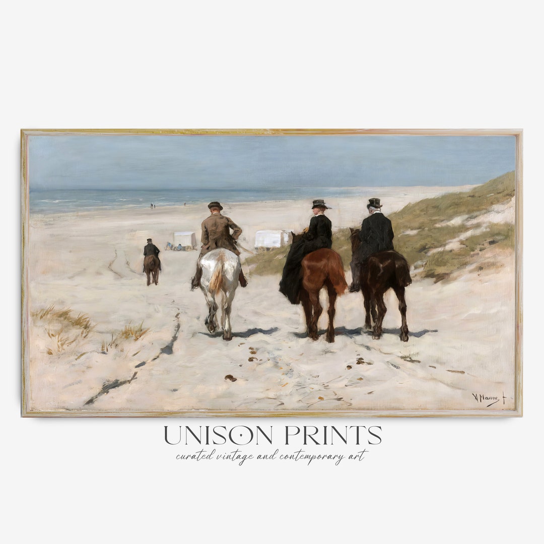 Frame TV Art, Samsung TV, 16x9 Wall Art, Coastal Portrait ...