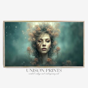 Frame TV Art, Samsung TV Art, 16x9 Wall Art, Four Seasons, Harmonious ...