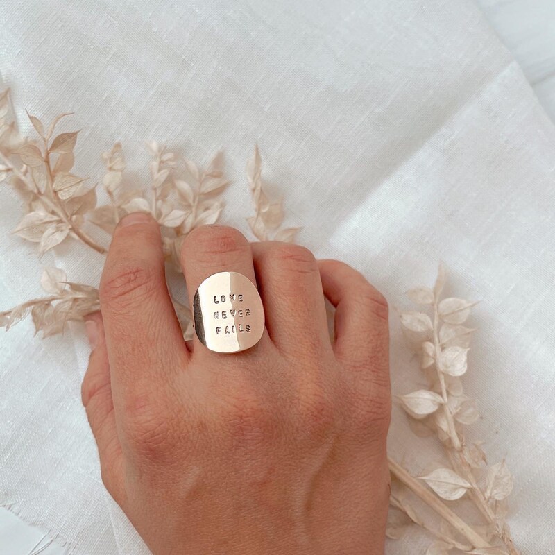 Big Gold Ring - Etsy