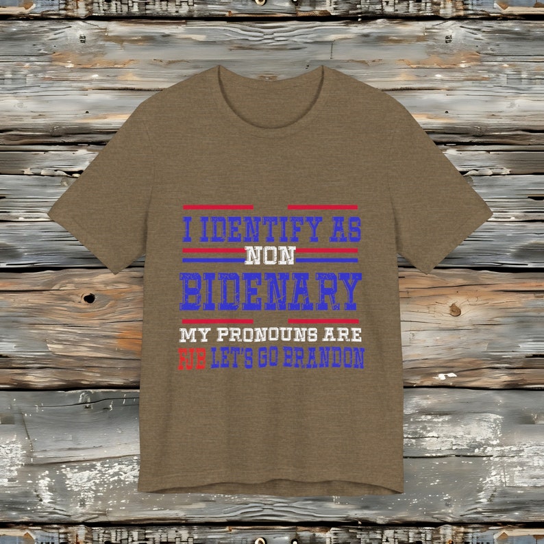 I Identify as Non-bidenary, Political Shirt, Trump 2024 Tee, FJB Shirt ...