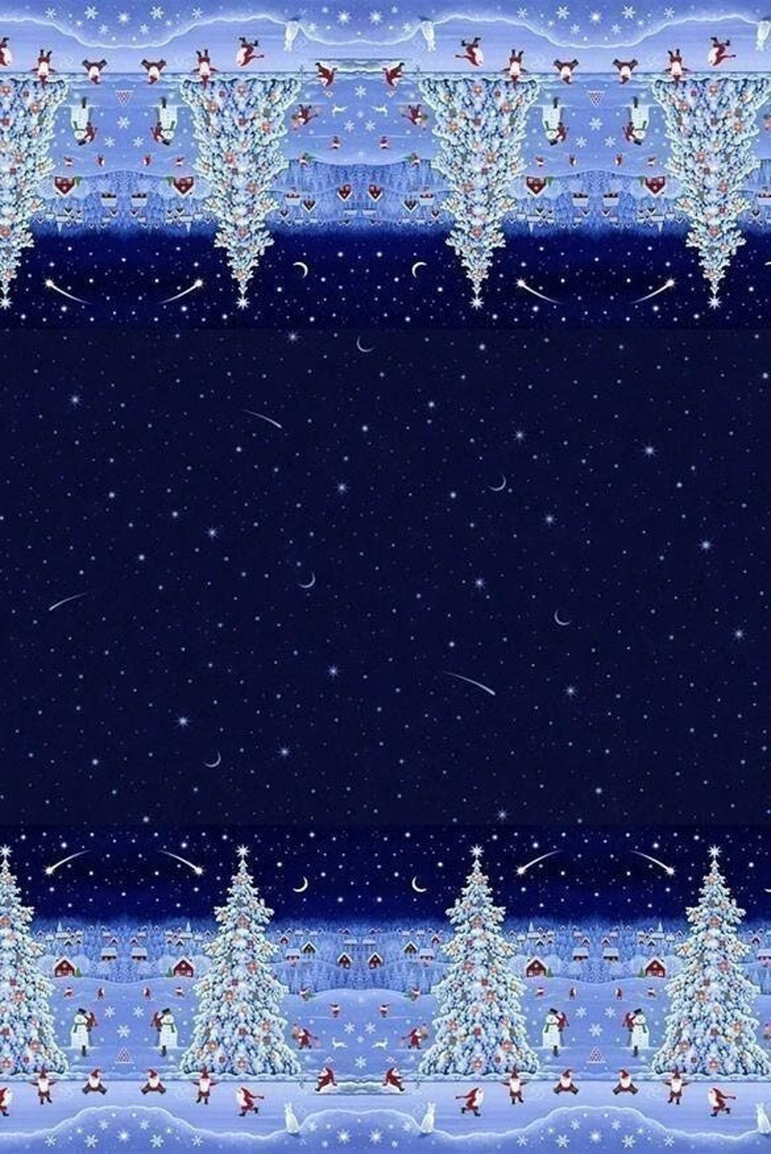 1/2 Metre Tomten's Forest Friends Double Border Xmas by Eva Melhuish ...