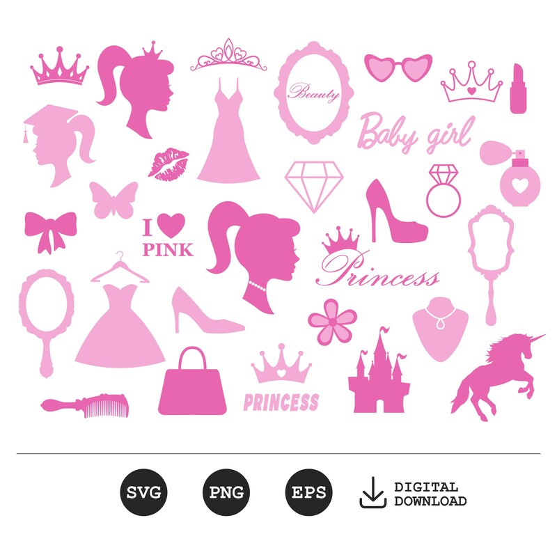 Barbie Svg - Etsy