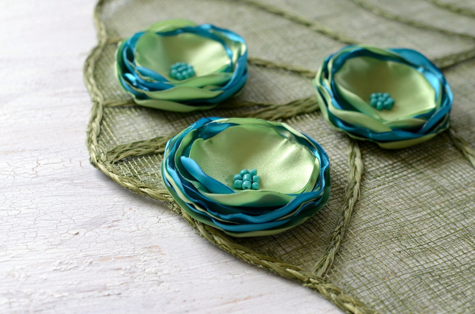 Handmade Flower Appliques Embellishments Floral Appliques - Etsy