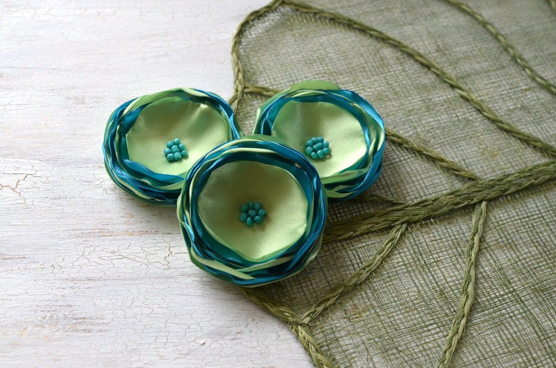 Handmade Flower Appliques Embellishments Floral Appliques - Etsy