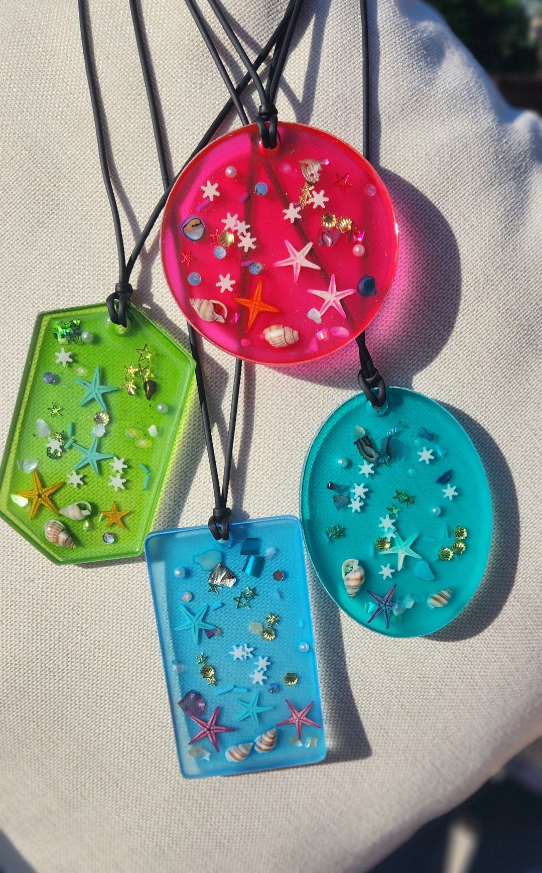 Collares Resina Epoxica Serie Summer - Etsy