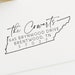 Tennessee Address Stamp Modern Self Inking Return Address - Etsy