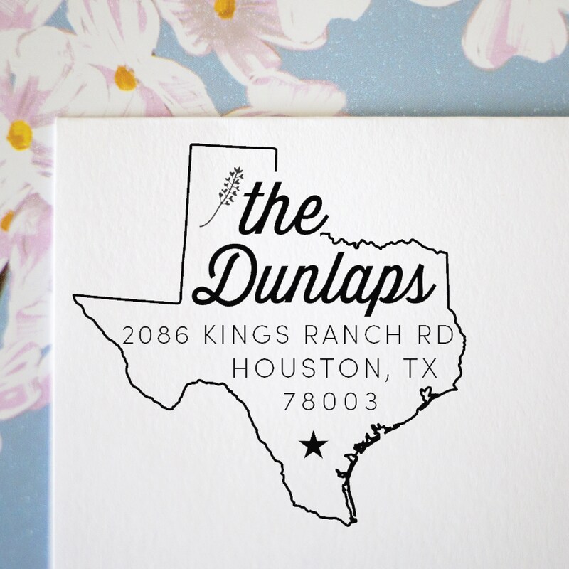 Texas Stamp - Etsy