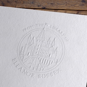 Personalized Book Embosser, Wizard School Library Embosser - Custom ...