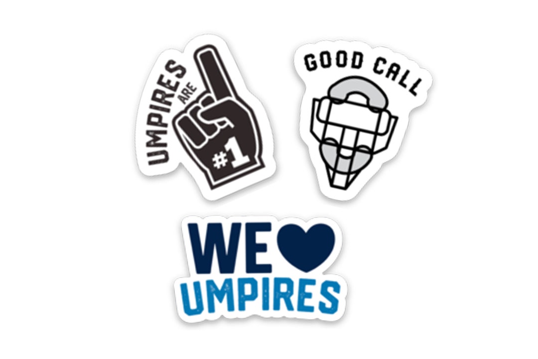 Baseball Catcher Sticker Pack, Baseball Decals, Umpire Stickers for ...