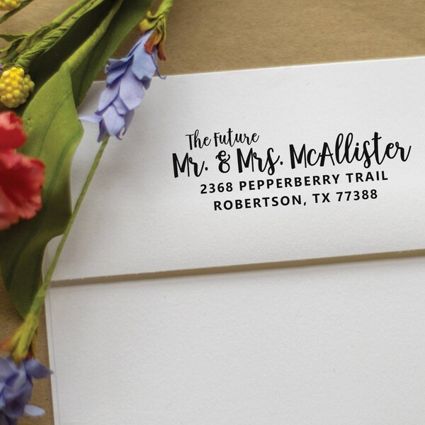 Mr and Mrs Stamp - Etsy