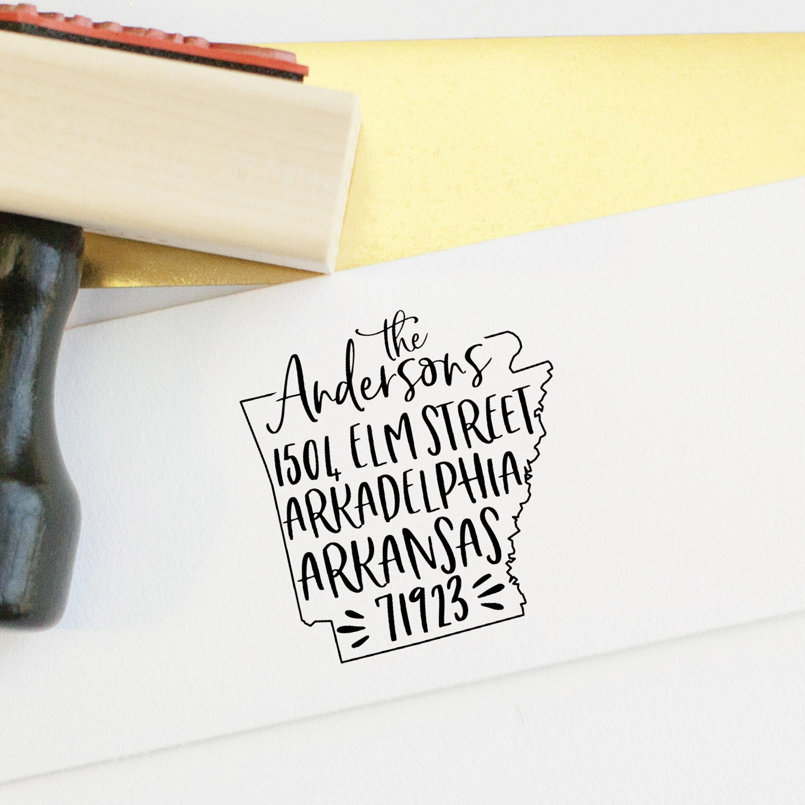 Arkansas Stamp State of Arkansas Self Inking Return Address | Etsy