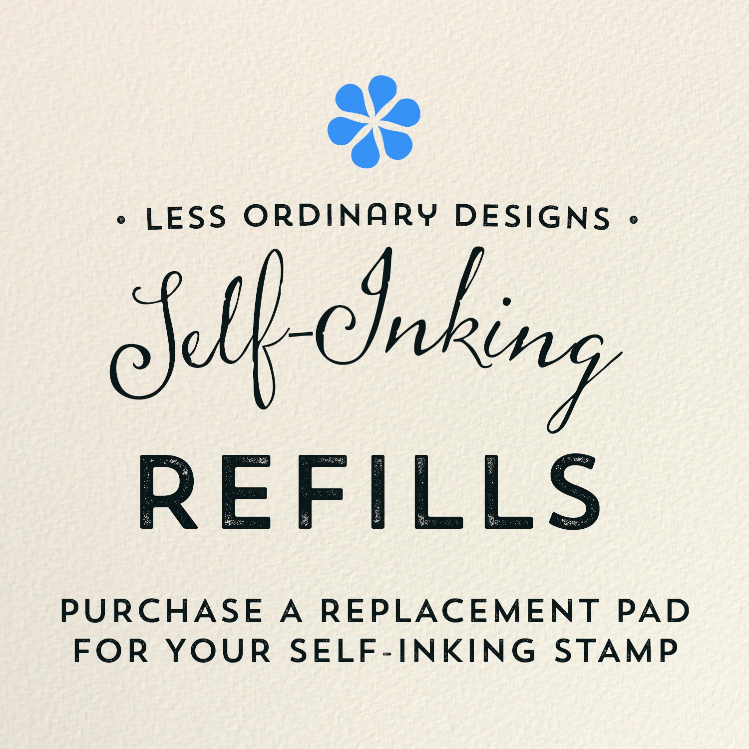 Self Inking Stamp Refill Replacement Ink Pad for My - Etsy