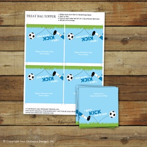 Soccer Valentine's Day Treat Bag Topper, Soccer Valentine for Boys ...