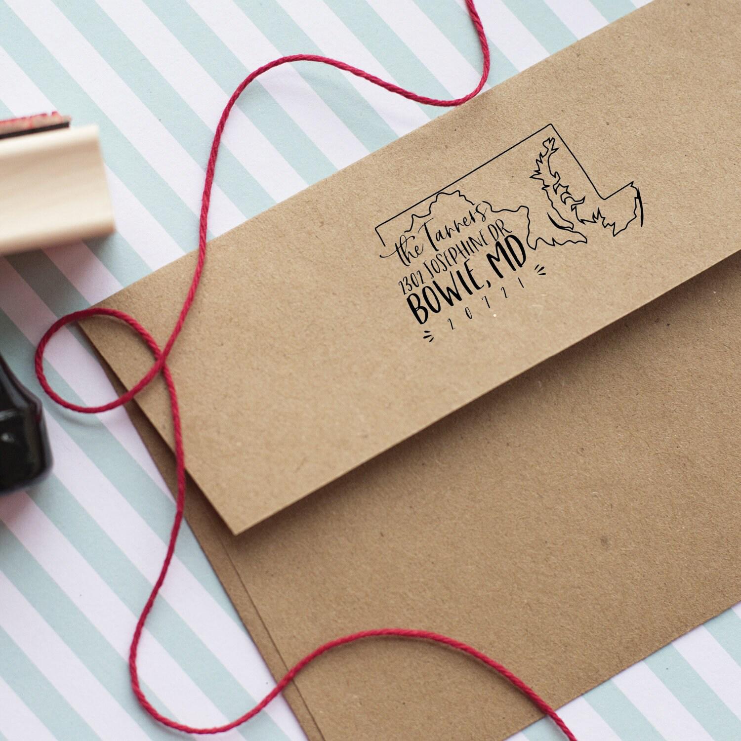 Maryland Stamp - Maryland Self Inking Return Address Stamp - Custom ...