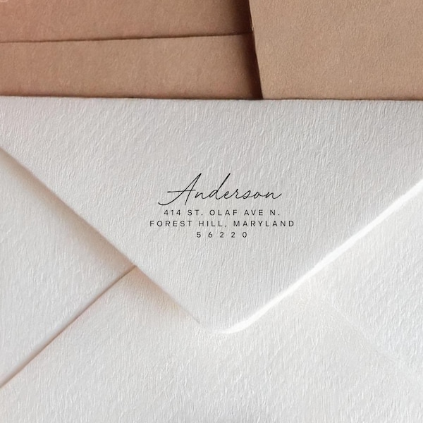 Personalized Self Inking Address Stamps - Etsy