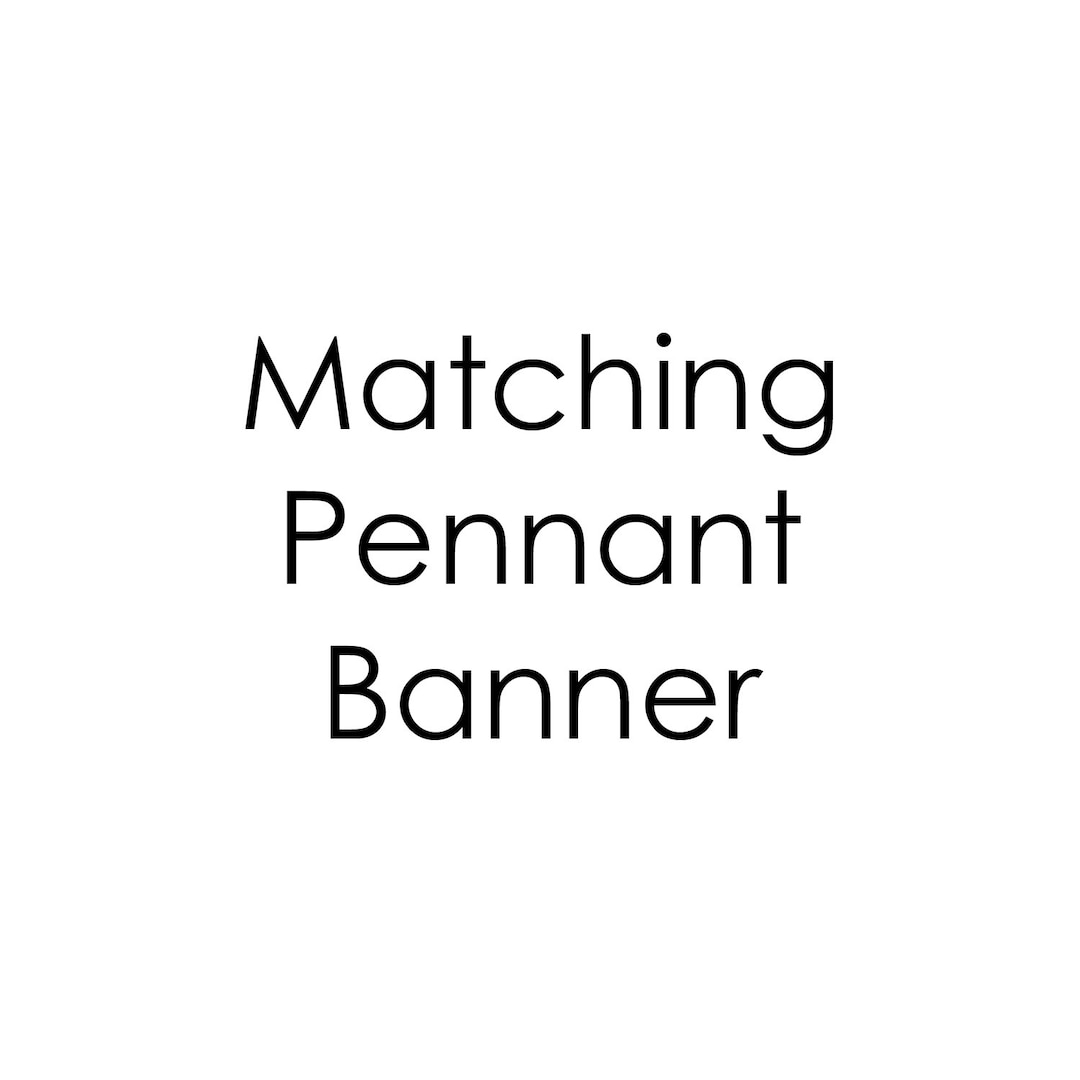 Custom Printable Pennant Banner to Match Any Design, Birthday Party ...