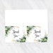 Eucalyptus Gold Thank You Notes Printable Thank You Notes - Etsy