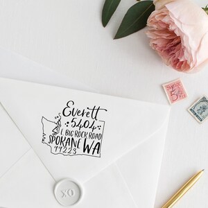 Washington Stamp State of Washington Self Inking Return Address Stamp ...