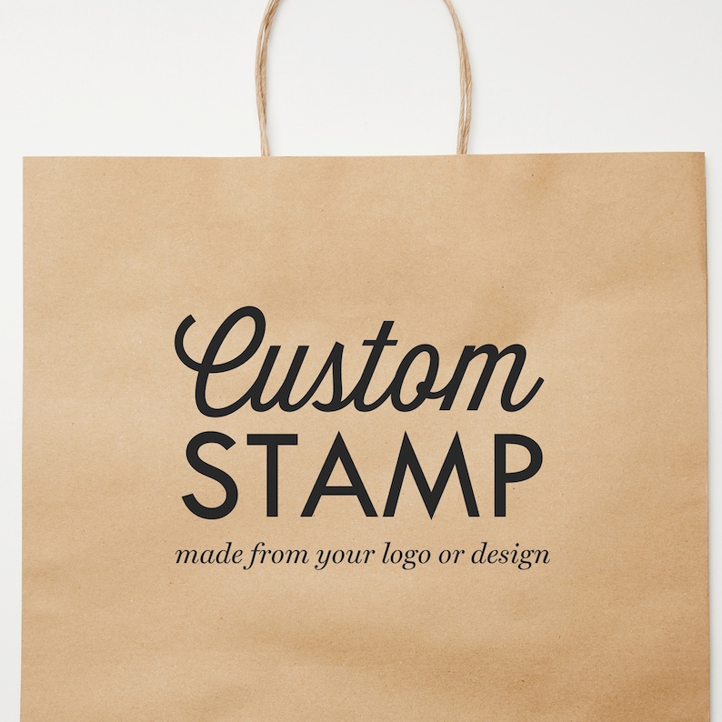 Custom Packaging Stamp Gift Bag Stamp Custom Stamp With - Etsy