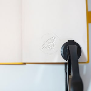 Personalized Book Embosser, Raven & Skull Library Stamp: Vintage ...