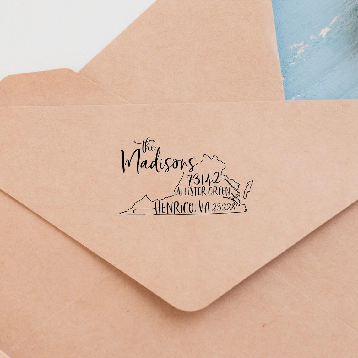 Virginia Stamp - State of Virginia Self Inking Return Address Stamp ...