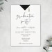 Graduation Party Invitation With Graduation Cap and Tassel - Etsy