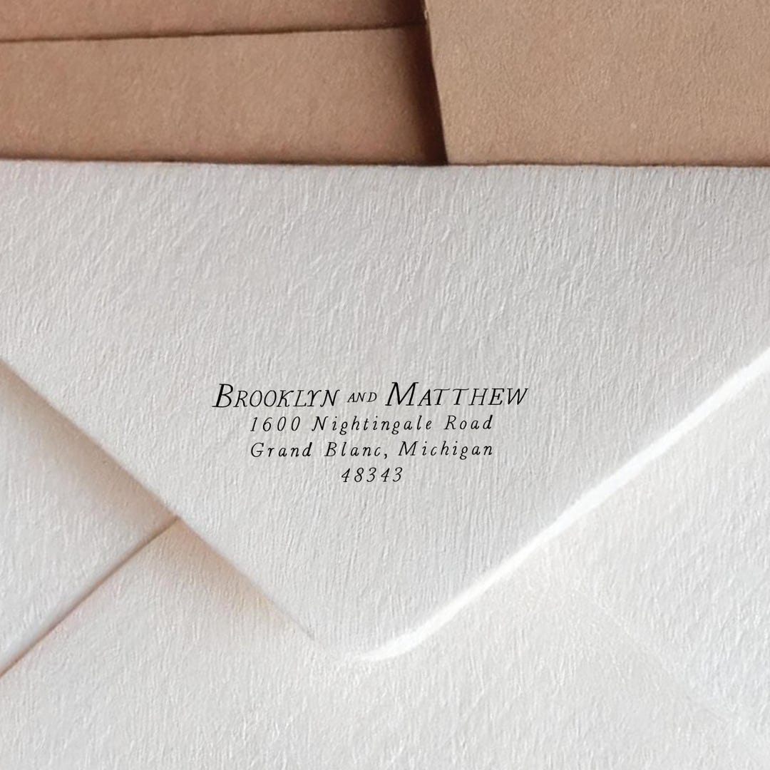 Custom Return Address Stamp, Self Inking Return Address Stamp ...