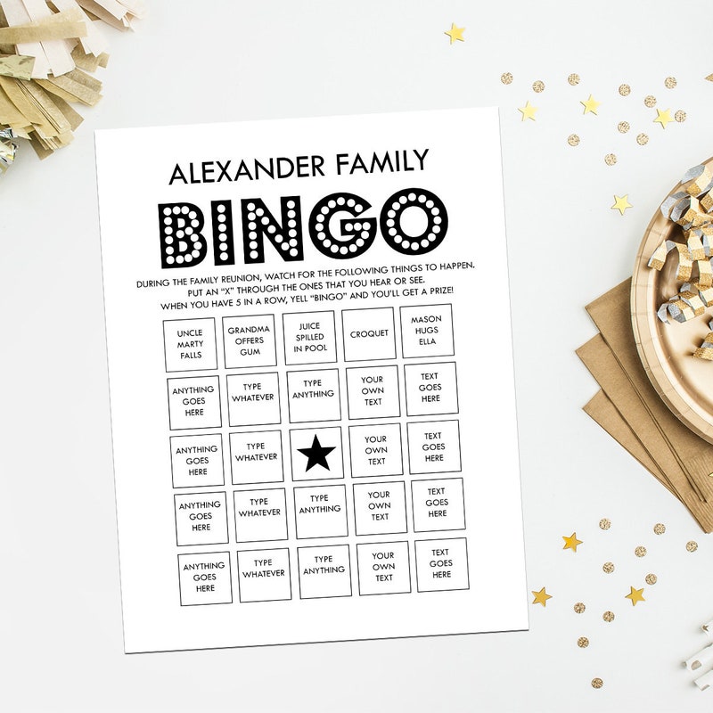 High School Bingo Cards - Etsy UK