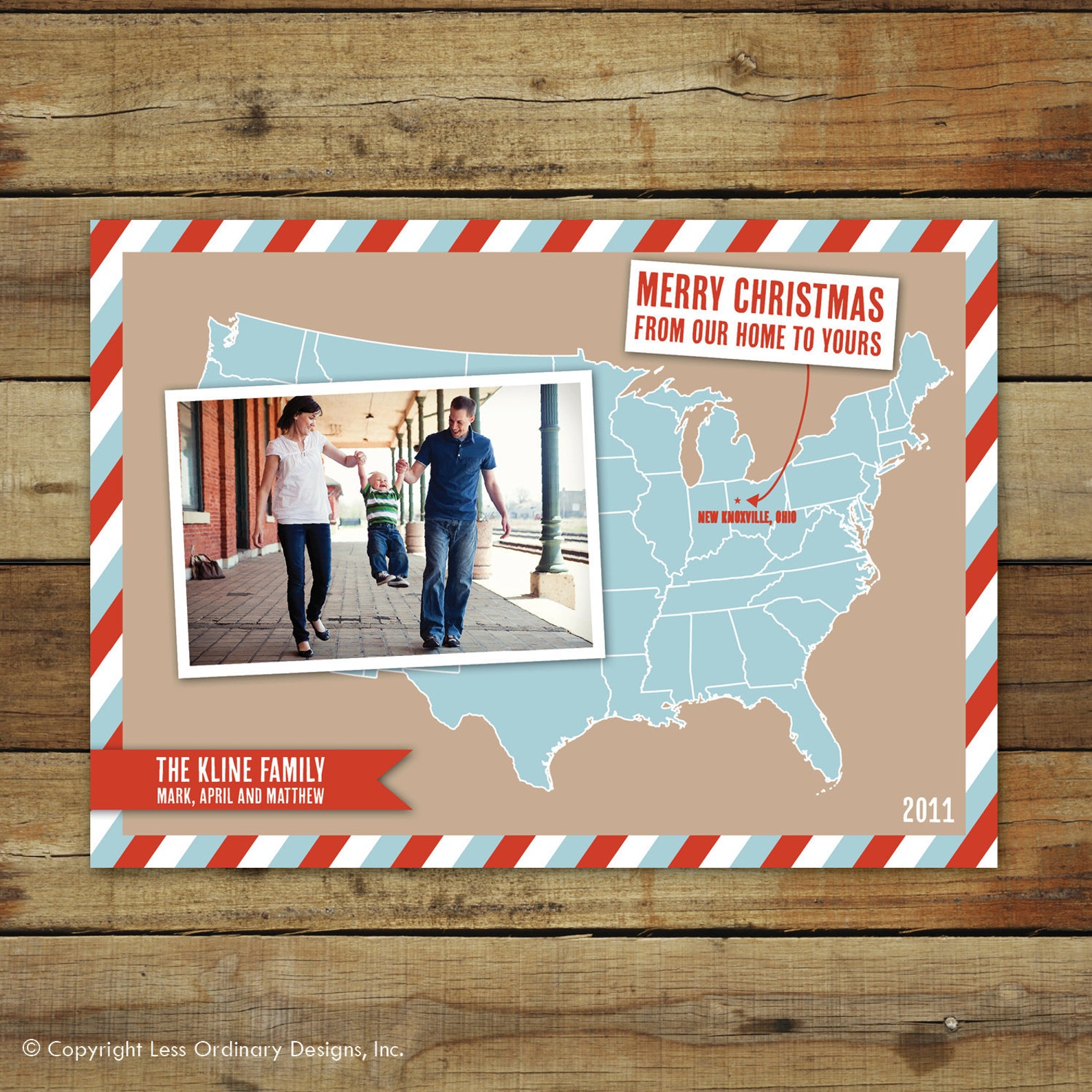 Map Moving Announcement Map Photo Card Cross Country Move | Etsy