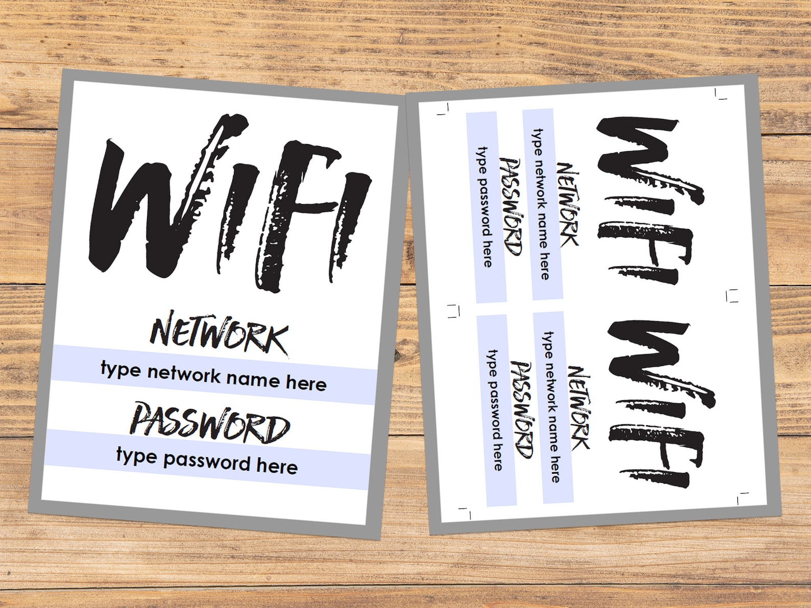 WIFI Password Sign Password Wall Art Printable Wall Art With - Etsy