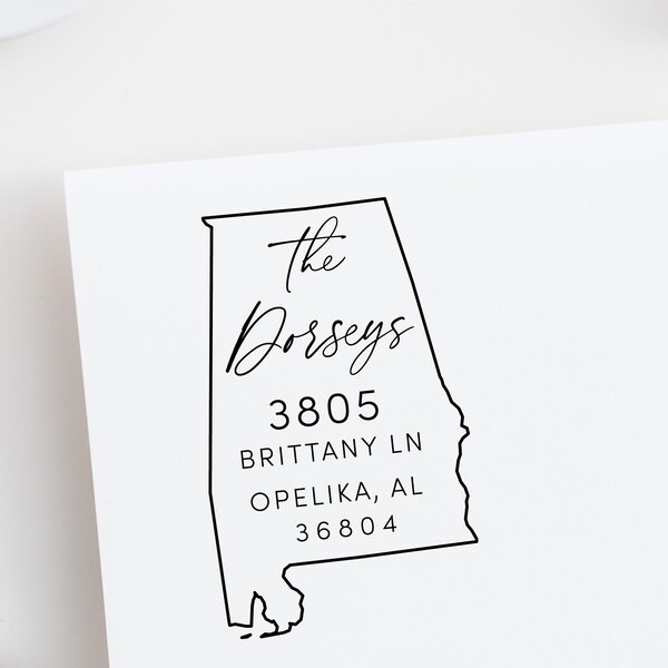 Alabama Stamp - Etsy