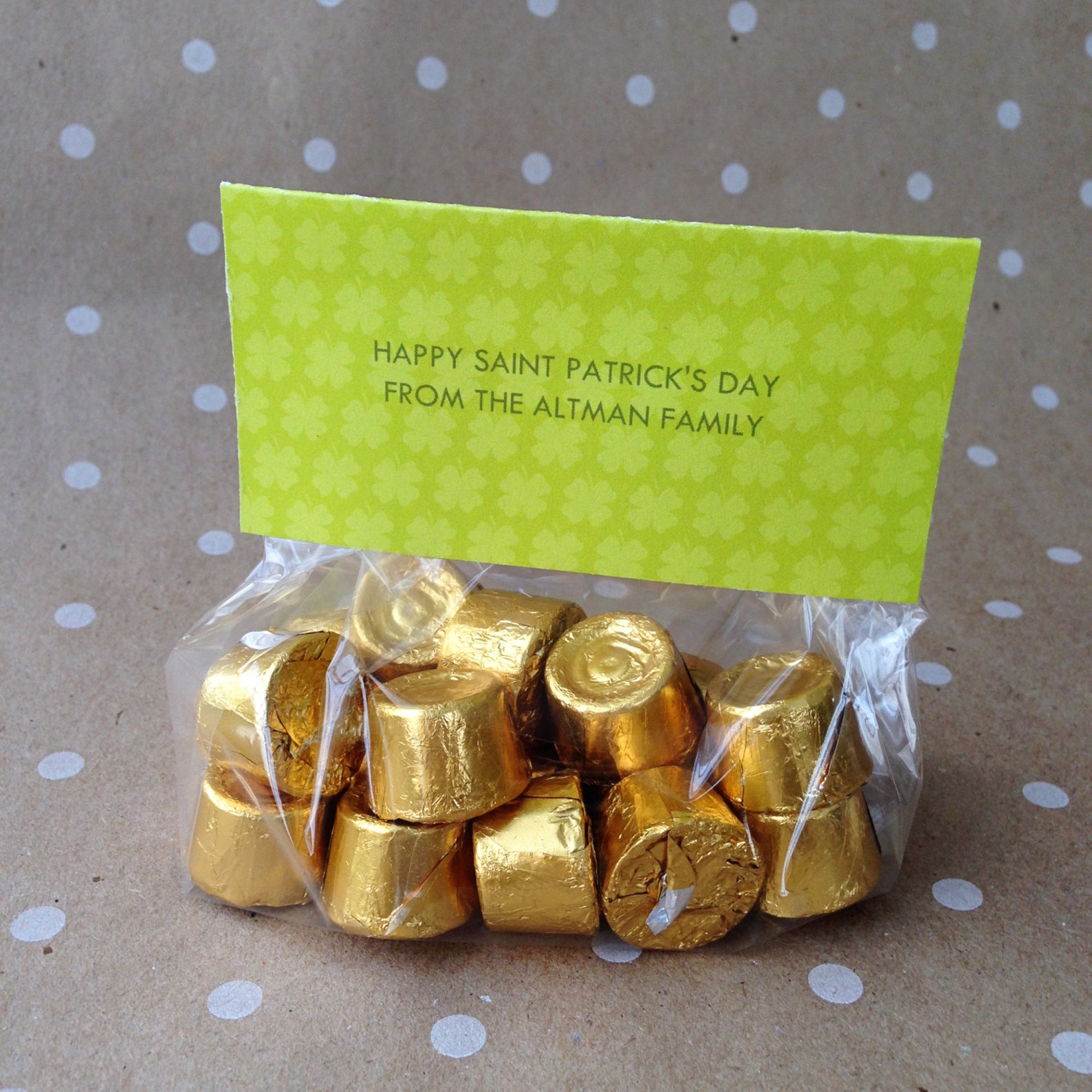 Printable St. Patrick's Day Party Treat Bag Toppers LUCKY - Etsy